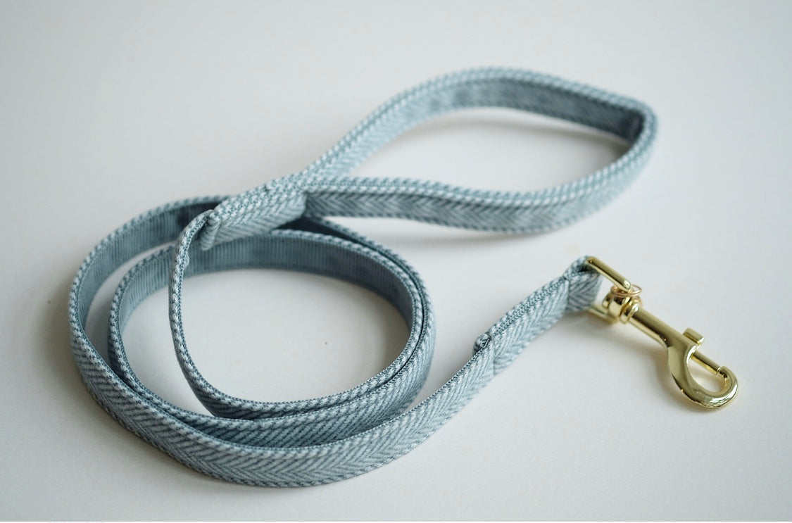 Dog Leash Wool Light Blue – Nugget Nielsen