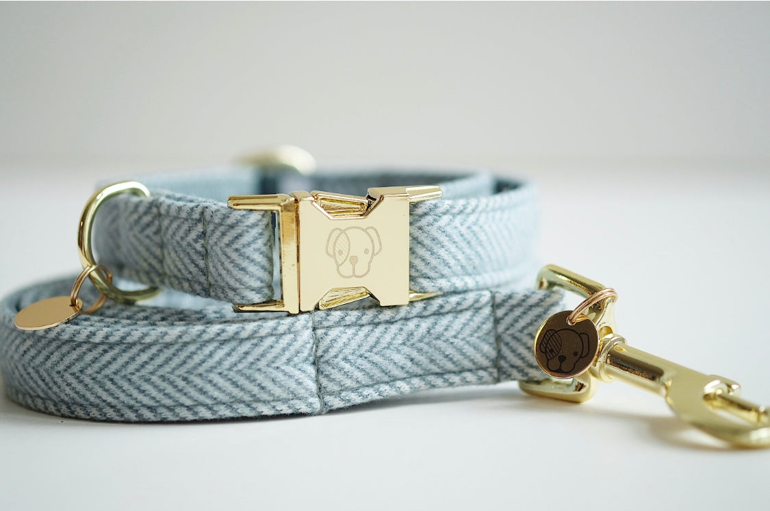 Dog Leash Wool Light Blue – Nugget Nielsen
